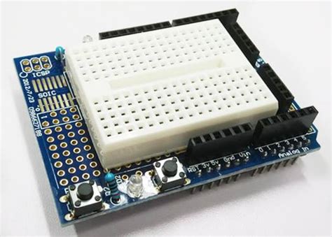 Arduino UNO R Prototyping Prototype Shield With Mini Breadboard