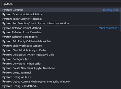 Only Show Notebook Commands In Command Palette When A Notebook Is
