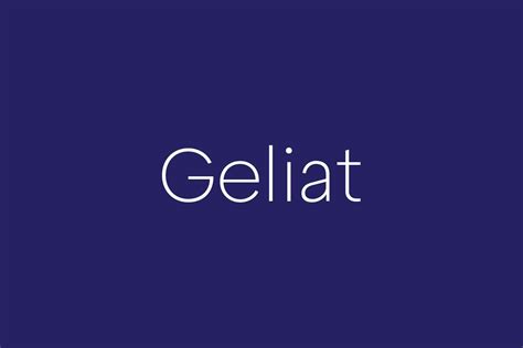 Geliat Fonts Shmonts