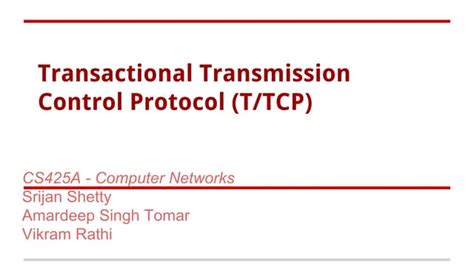 Transaction Tcp Pdf