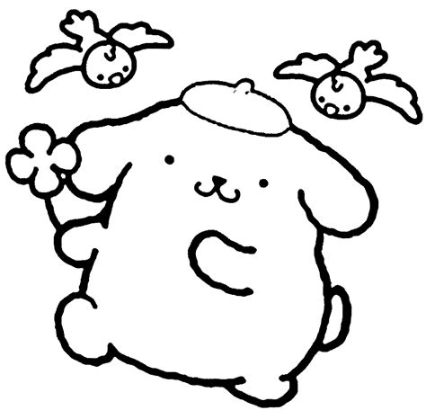 [색칠 공부] 산리오 캐릭터즈 폼폼푸린 Pompompurin 1 네이버 블로그