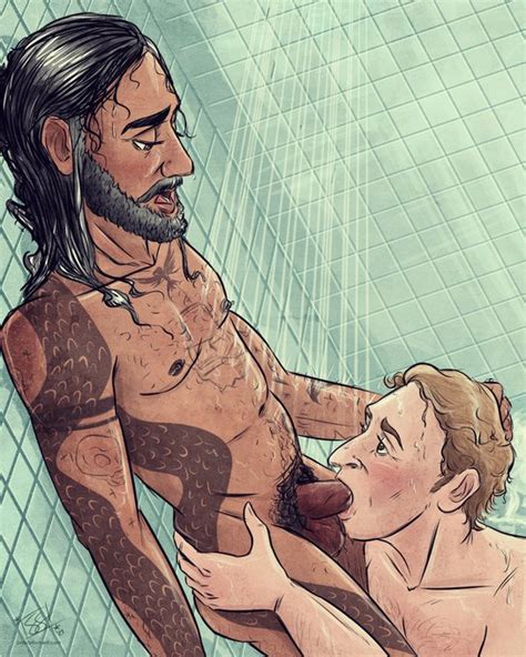 Rule 34 Blackbeard Edward Teach Gay Our Flag Means Death Poorlyformed Shower Shower Sex