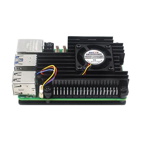 Aluminum Raspberry Pi Case With Cooling Fan MaidaTech