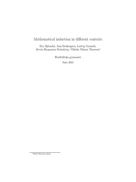 Mathematical Induction In Different Contexts Hvitfeldtska Pdf Vertex Graph Theory Prime