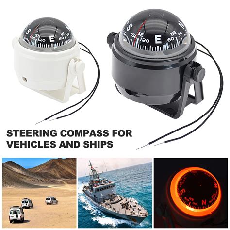 Waterproof Nautical Compass Sea Pivoting Marine Boat Compass With Elec