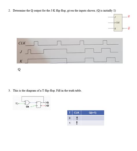 Solved Choose The Correct Answer 1 Determine The Q Output Chegg Com