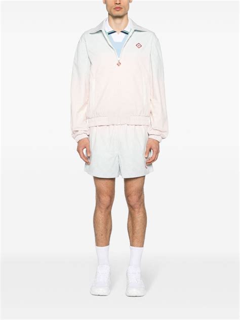 Casablanca Perforated Monogram Gradient Jacket Pink Farfetch