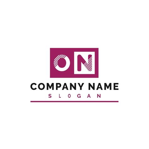 On Letter Logo Design 17579984 Vector Art At Vecteezy