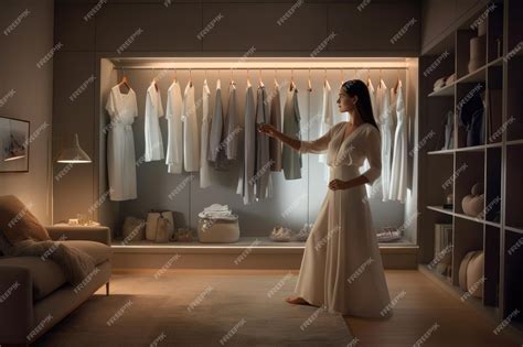 Premium Ai Image Stunning And Atmospheric 3d Virtual Dressing Room