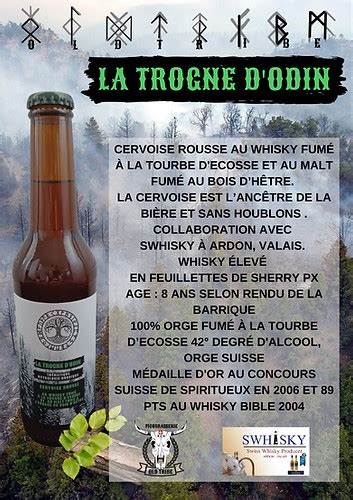 Bière Trogne Dodin Cervoise Fumée à Lhêtre Et Whisky à La Tourbe D