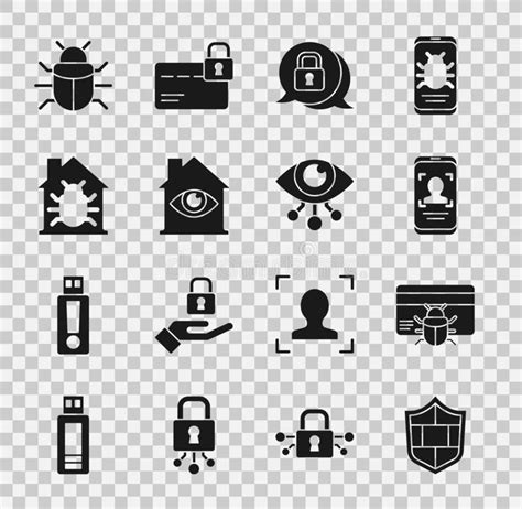 Set Shield With Brick Wall System Bug In Credit Card Mobile And Face