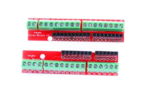 Noyito Screw Shield V2 Terminal Expansion Boards For Arduino One Set 2 Parts