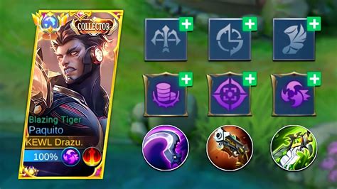 Paquito Best Build And Emblem To Max Damage Youtube