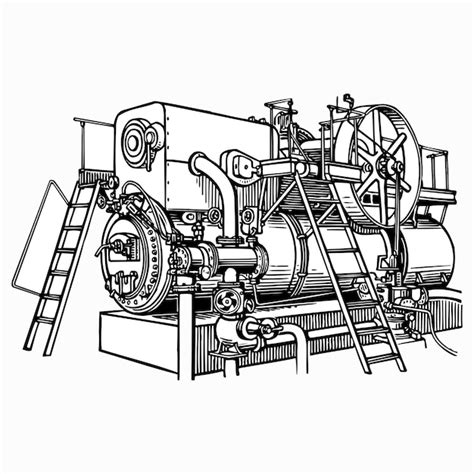 Premium Vector Compressor Station