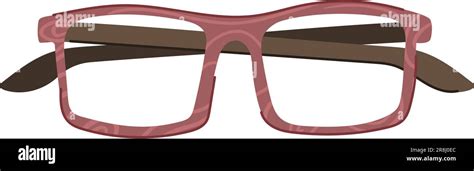 Screen Computer Glasses Cartoon Vector Illustration Stock Vector Image
