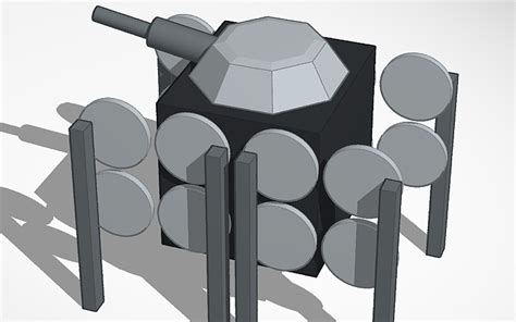 3d Design 4 Legged Walking Machine Using Motors Tinkercad