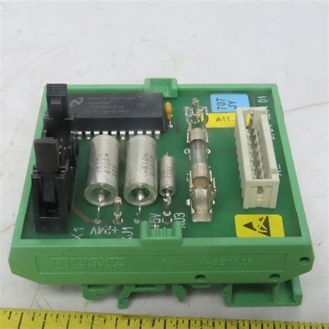 BOBST 707Y JY 01 Circuit Board PCB W Phoenix Contact UKM SE 11 25 Holder Bullseye Industrial Sales