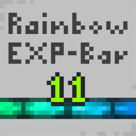 Rainbow EXP Bar Minecraft Resource Packs CurseForge