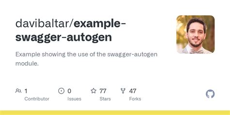 Github Davibaltar Example Swagger Autogen Example Showing The Use Of