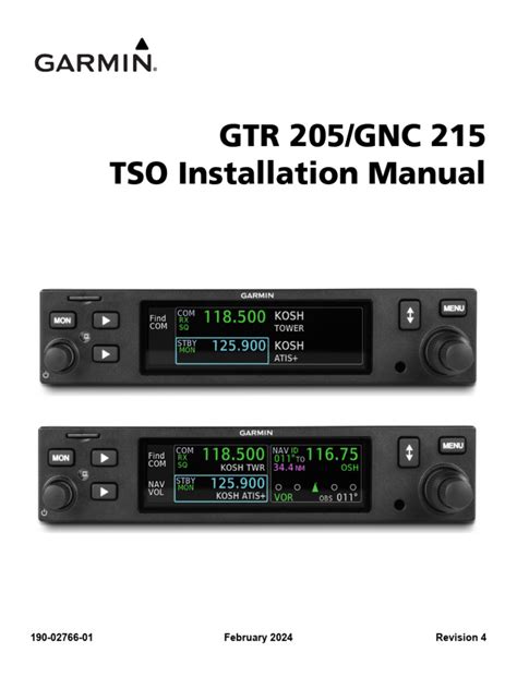 Gnc215 Tso Installation Manual Pdf Electrical Connector