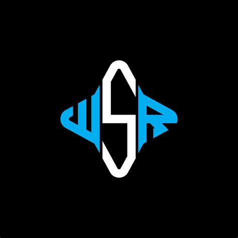 WSR Letter Logo Creative Design With Vector Graphic 8653919 Vector Art At Vecteezy