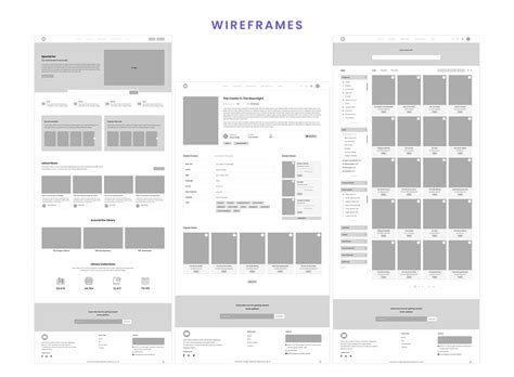 Library Web Design Behance