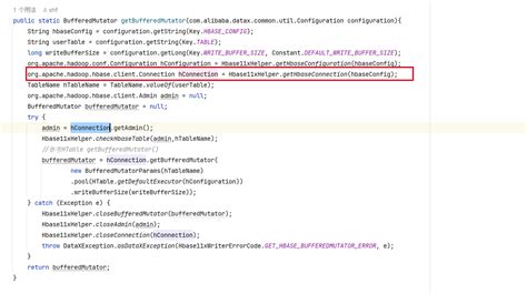 获取hbase bufferedmutator 时出错 org apache hadoop hbase client