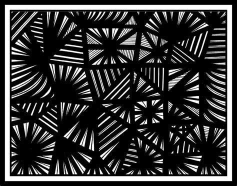 Lassitude Abstract Black And White Drawing By Eddie Alfaro Fine Art America