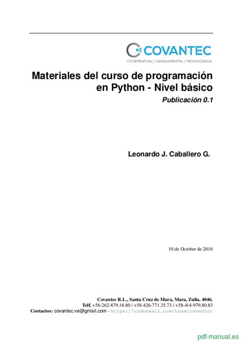 curso de python en pdf desde básico hasta avanzado con ejercicios