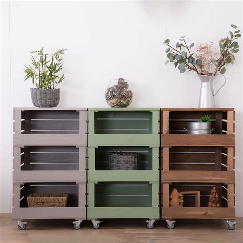 Mobile Stacking Crates Storage TTS