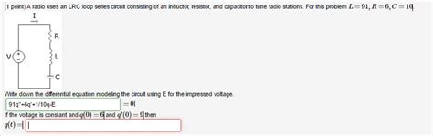 Solved Can Someone Help Me With This Lrc Equation I Am