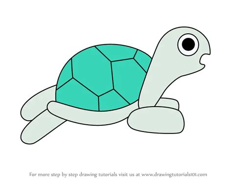 How To Draw Tiny Turtle From Tish Tash Tish Tash Step By Step DrawingTutorials Com