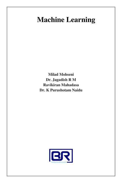 pdf machine learning