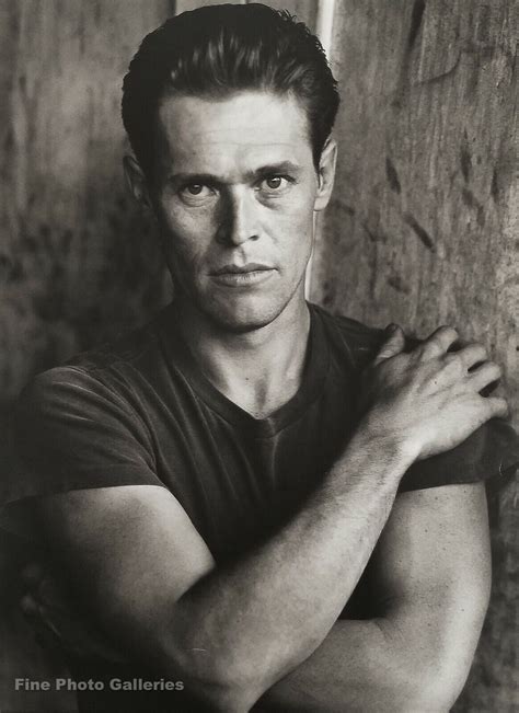 1988 Vintage Herb Ritts Sexy Actor Willem Dafoe Movie Cinema Large