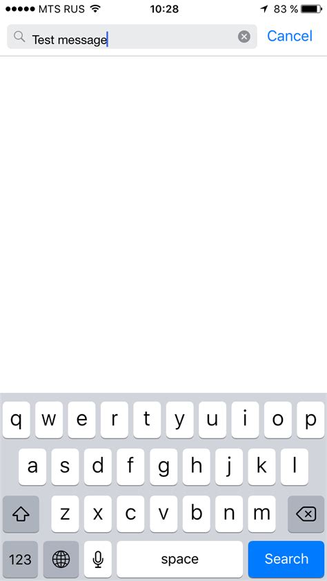 Ios Wrong Position Of Text In Search Bar Stack Overflow