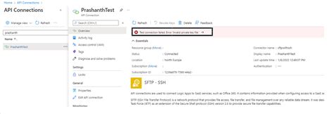 Azure Sftp Ssh Api Connection For Logicapps Tutorials Link