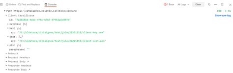 let postman cli present tls client certification when making reques ask the experts and