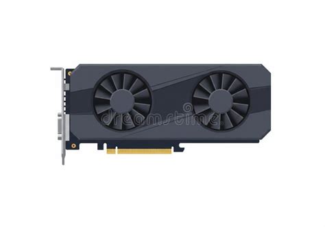 Graphics Processing Unit Graphics Card Stock Illustration