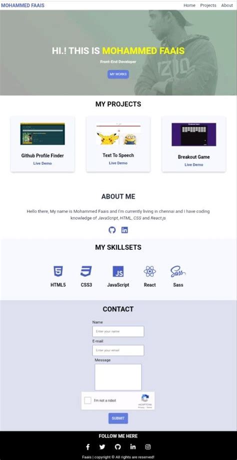 Mohammed Faais On Linkedin Html Css Javascript Netlify