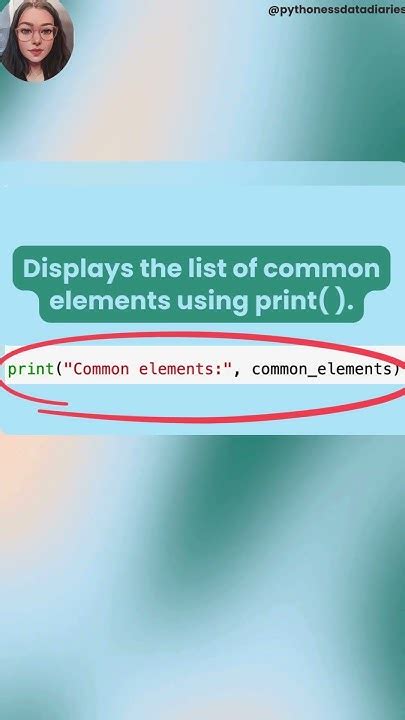 Python Interview Question Solved Find Common Elements Between Two