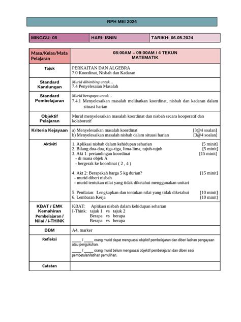 Tapak Rph Matematik Pdf