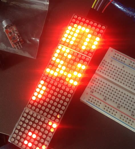 8x32 Led Matrix Wrong Oriantation Fixed Displays Arduino Forum