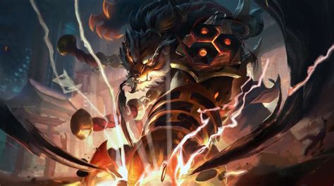 Artstation Volibear New Skin Inkshadow Volibear