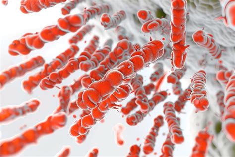 Premium Photo Large Groups Of Streptococcus On White Background 3d Design