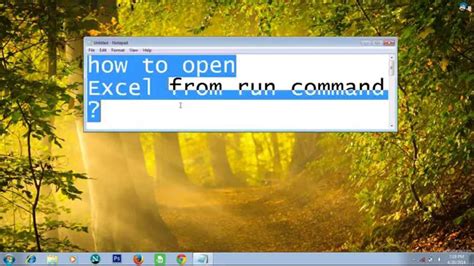 How To Open Excel Using Run Command Youtube