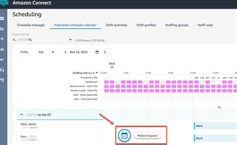 为 Amazon Connect 联络中心座席启用休假功能 Amazon Connect