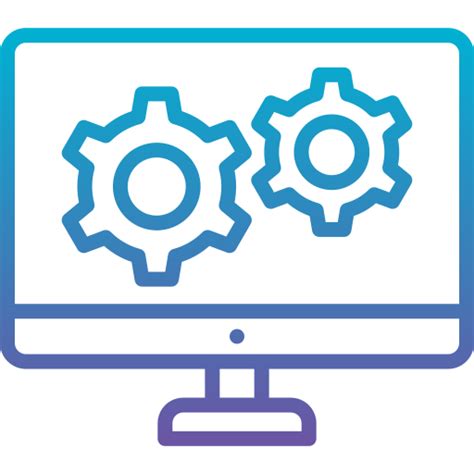 Operation System Generic Gradient Outline Icon