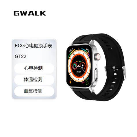 GWALK极沃客ECG心电健康手表GT22 深圳市极沃智能科技有限公司