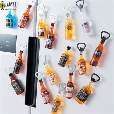 ที่เปิดขวด อะคริลิค หลากสี แม่เหล็กตู้เย็น บุคลิกภาพย้อนยุค สร้างสรรค์ ที่เปิดขวด Aobnqkmu