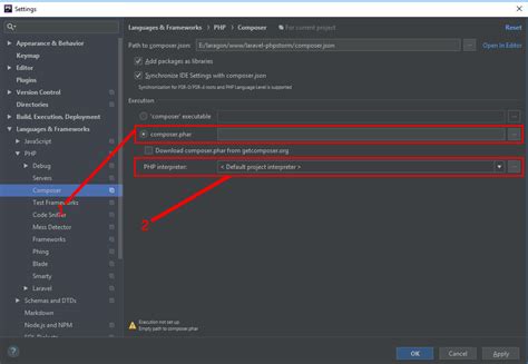 Полная настройка Phpstorm для работы с Laravel
